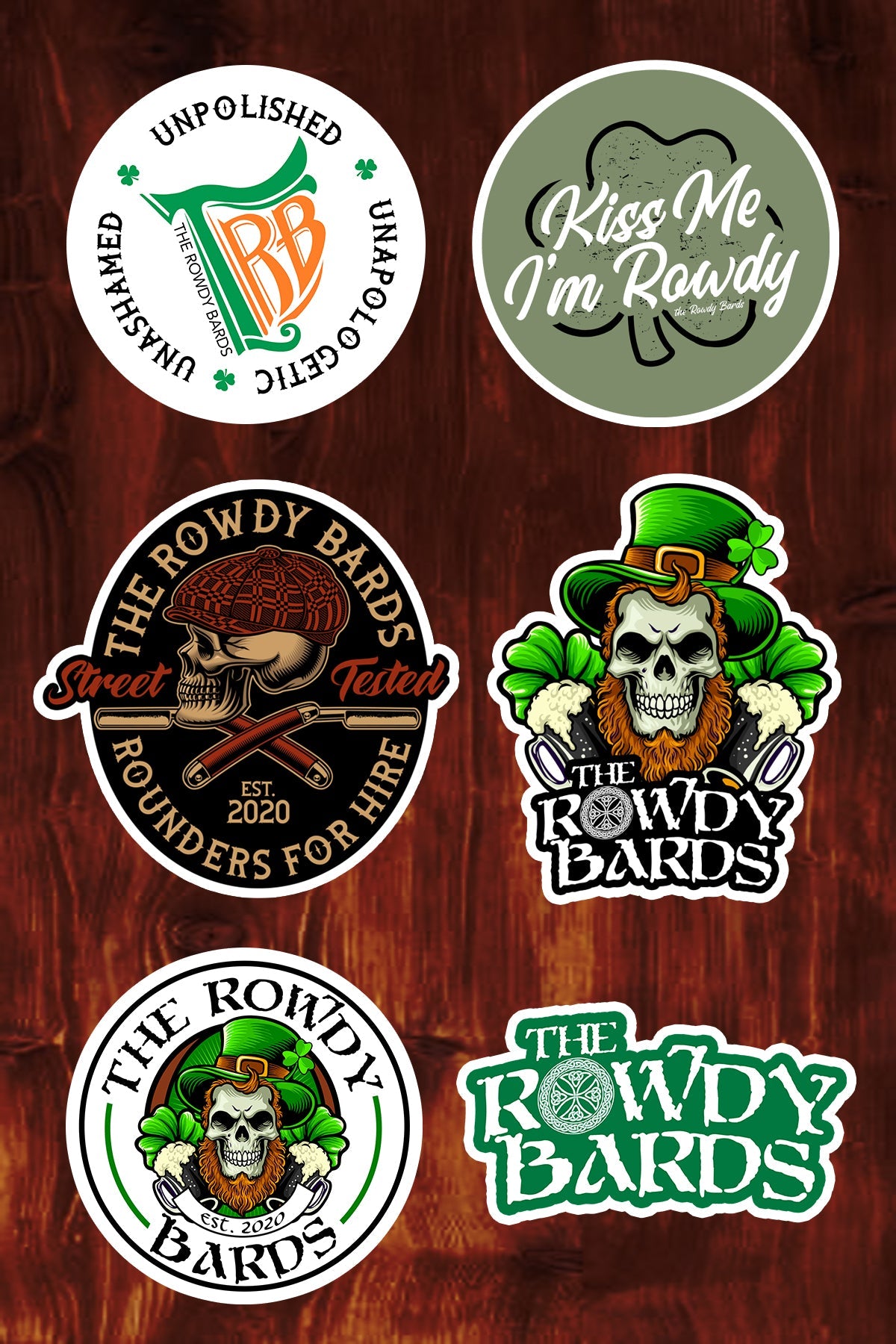 Stickers – The Rowdy Bards